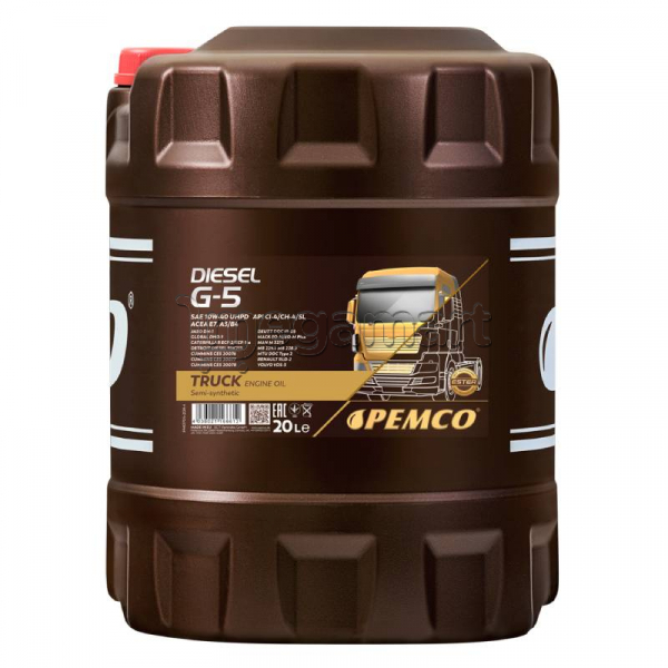 Sintetik mehərrik yağı Pemco Diesel G-5 UHPD 10W-40 20L Special ...