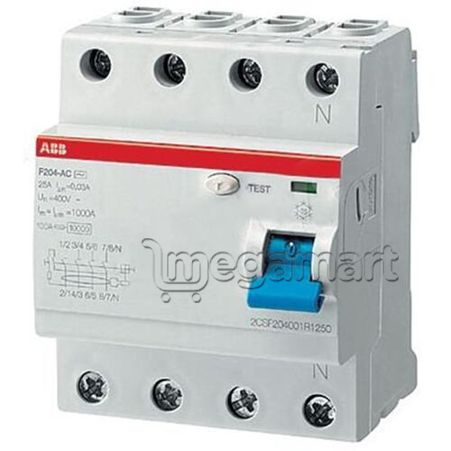 Diferensial açar (RCD) ABB F204 AC-63/0.3 (2CSF204001R3630) - Elektrik ...