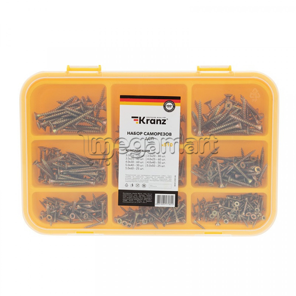 Şurup dəst , DSP üçün 510 ədəd (samorez) , KRANZ_KR-01-3101-02 ...