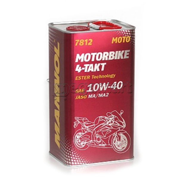 Sintetik motor yağı Mannol 7812 Motorbike 4-Takt 10W-40 SL, 4 L Metal - Avtoyağlar ...