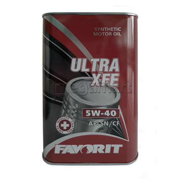 Sintetik mühərrik yağı Favorit Ultra XFE 5W-40, 1L Metal - Avtoyağlar ...